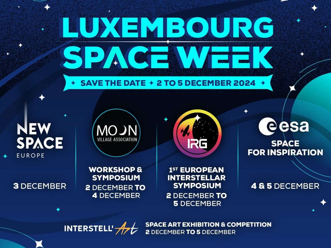 Luxembourg Space Week to take place from December 2 to 5 - News & Media ...
