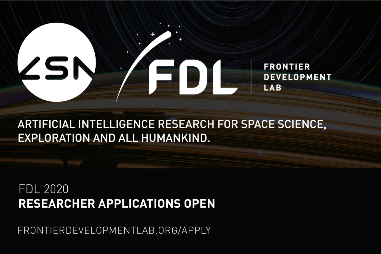 Applications now open for Frontier Development Lab - News & Media ...